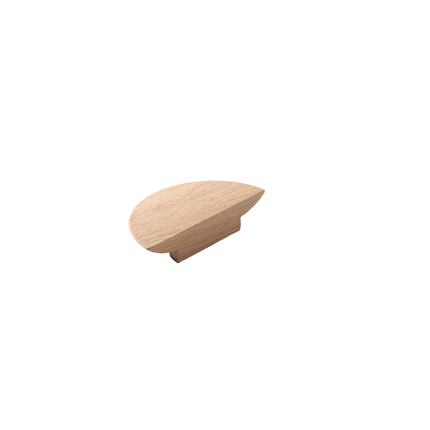 Momo Daintree Half Round 150mm In Raw American Oak – Momo Handles