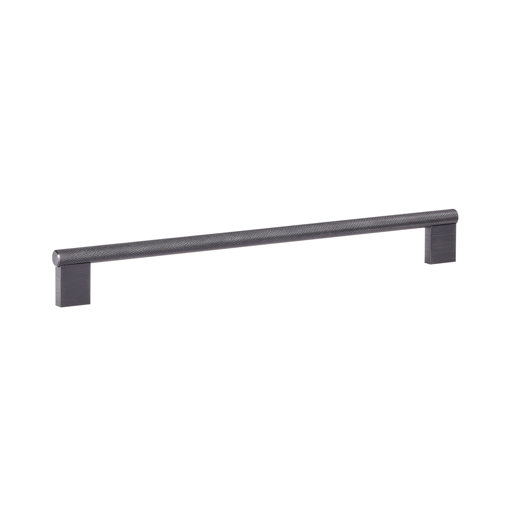 Momo Graf Knurled D Handle 256mm in Brushed Black – Momo Handles
