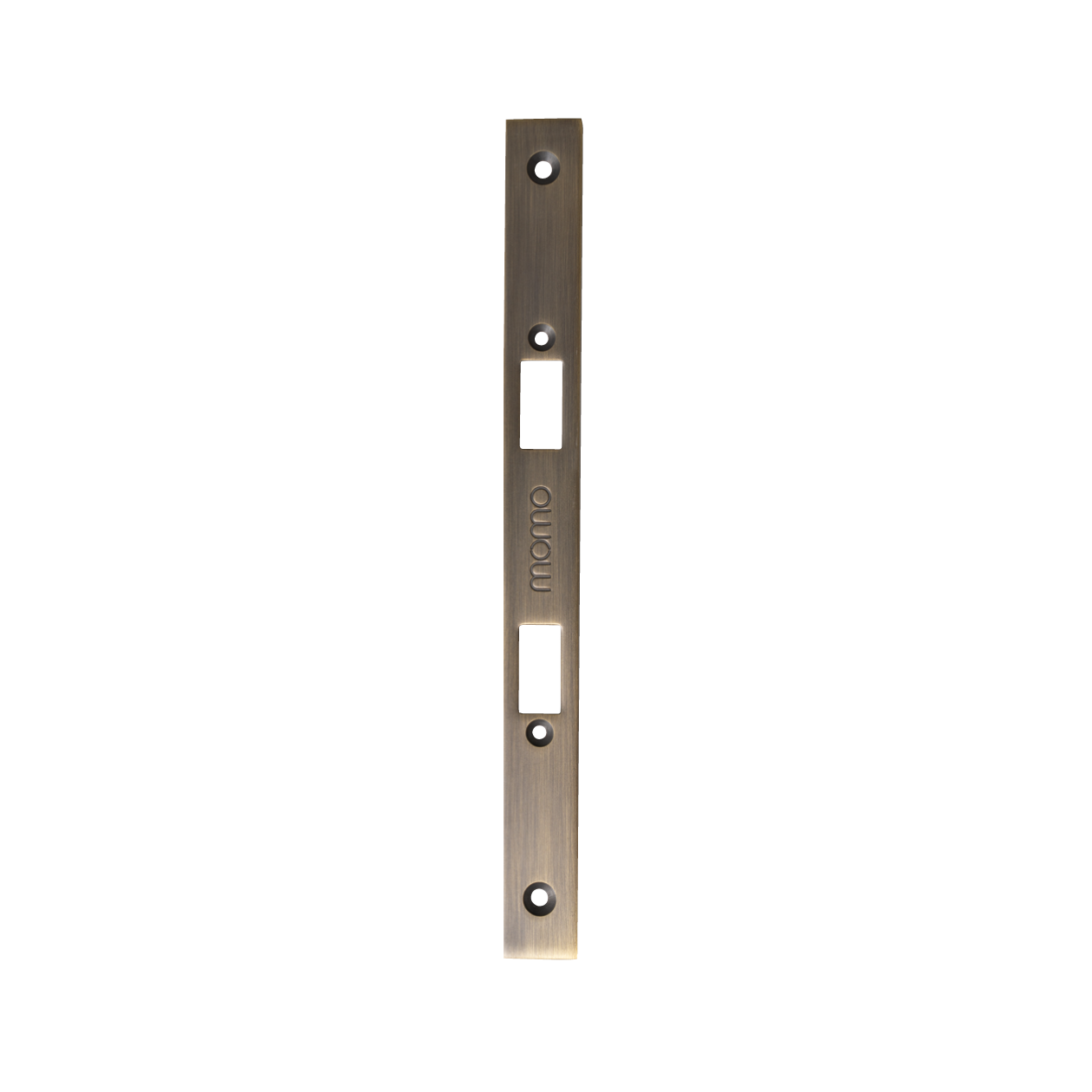 Momo Mortice Lock Forend Plate For Use With Privacy Thumb Turn Dark Br ...